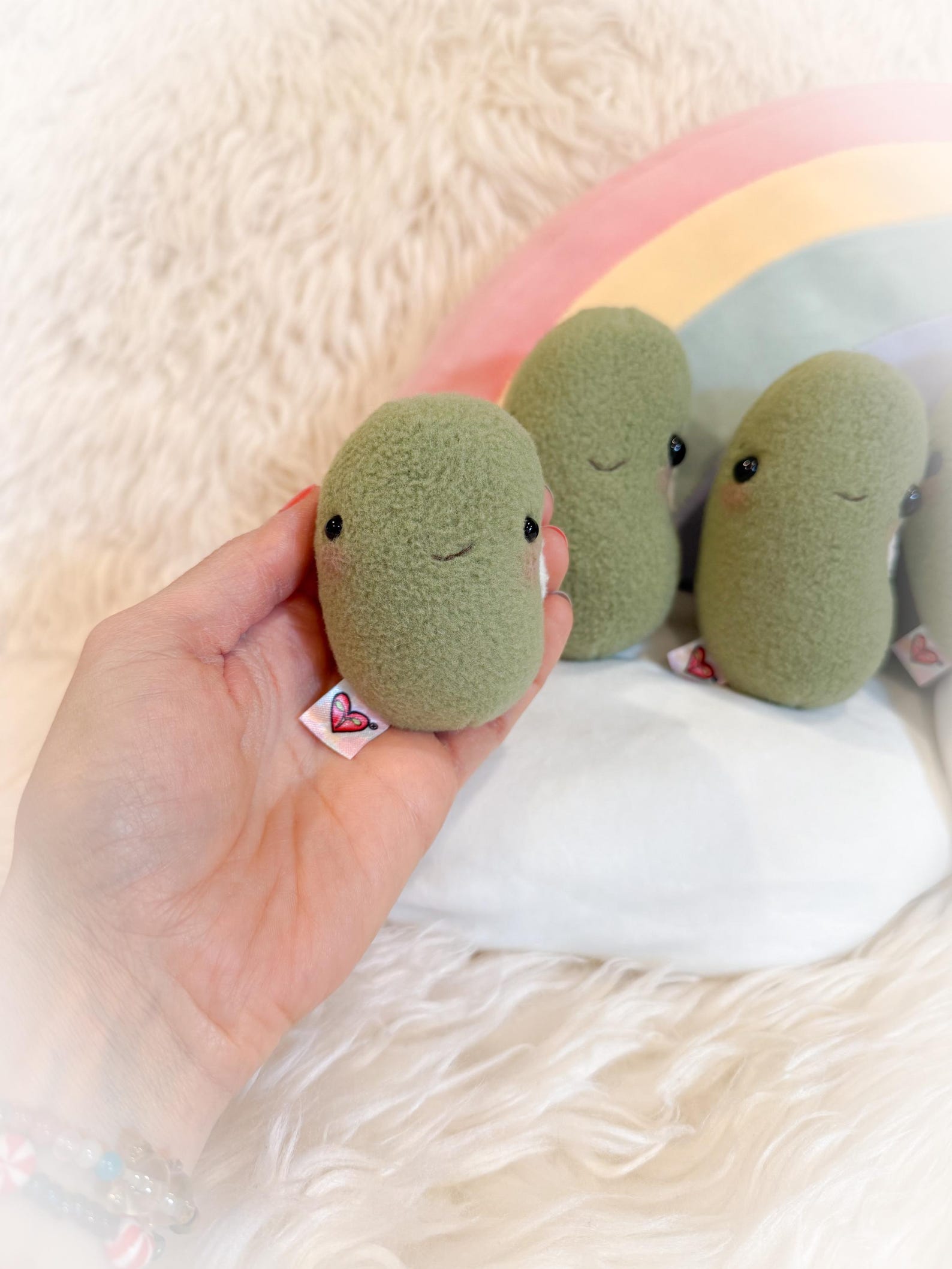 Kawaii Bean Plush: Beantown Buddies Edamame Soy Bean Plushie - Etsy