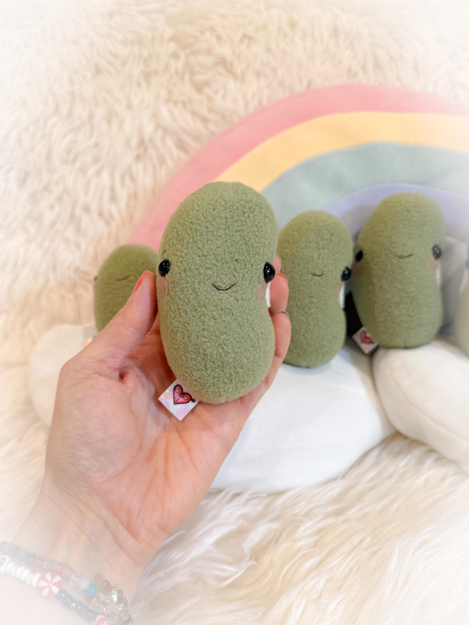 Kawaii Bean Plush: Beantown Buddies Edamame Soy Bean Plushie - Etsy