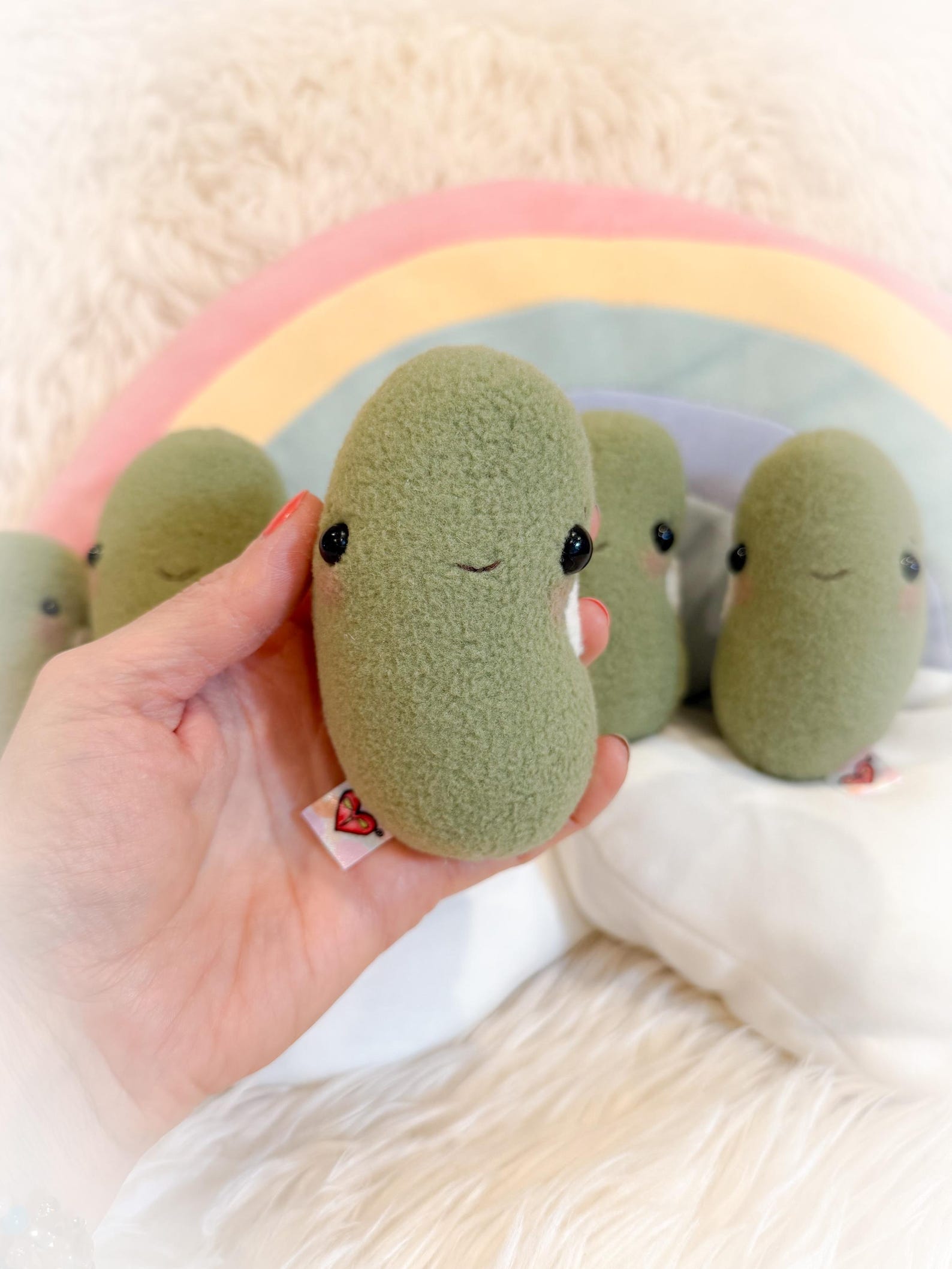 Kawaii Bean Plush: Beantown Buddies Edamame Soy Bean Plushie - Etsy