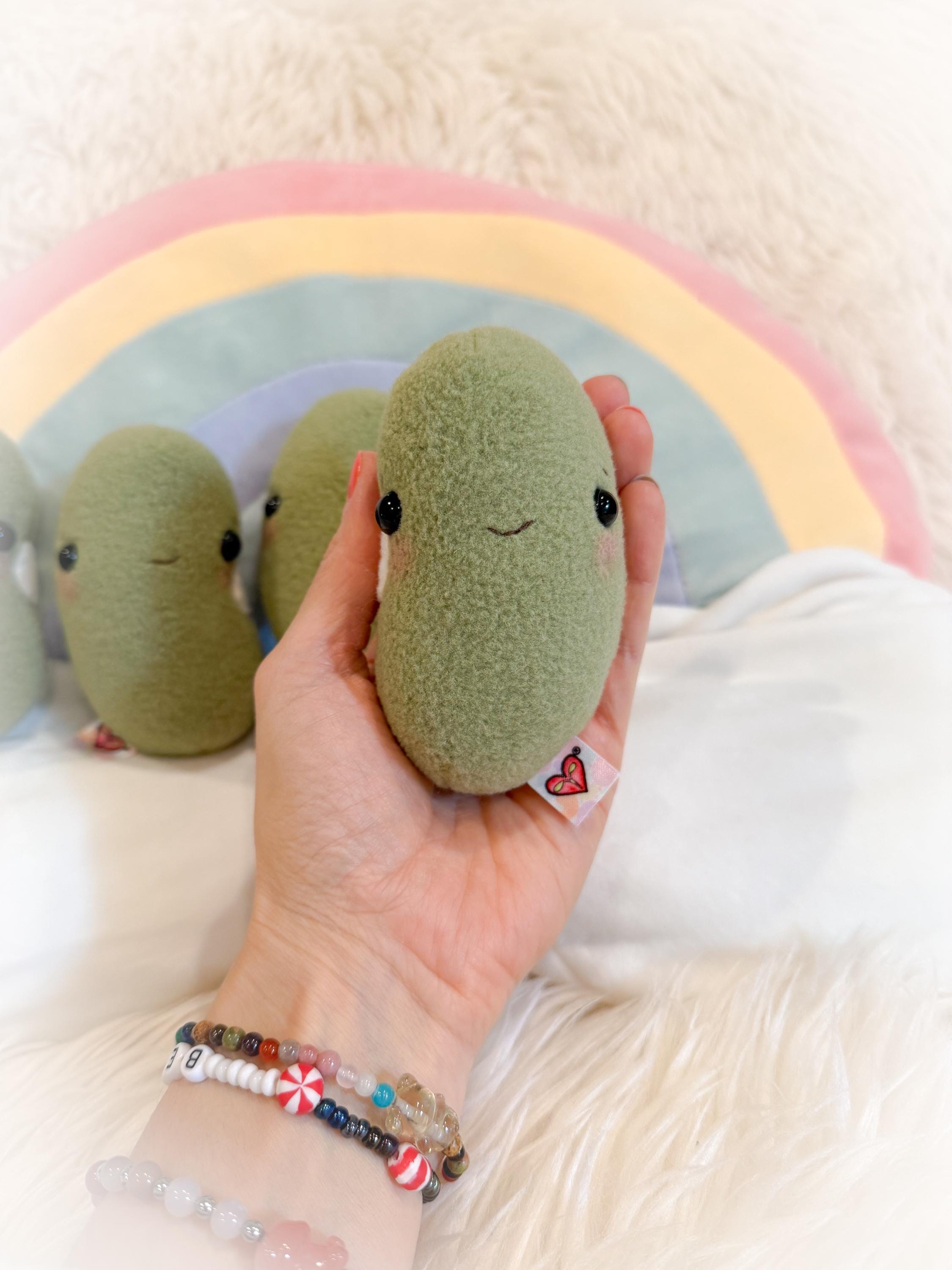 Kawaii Bean Plush: Beantown Buddies Edamame Soy Bean Plushie - Etsy