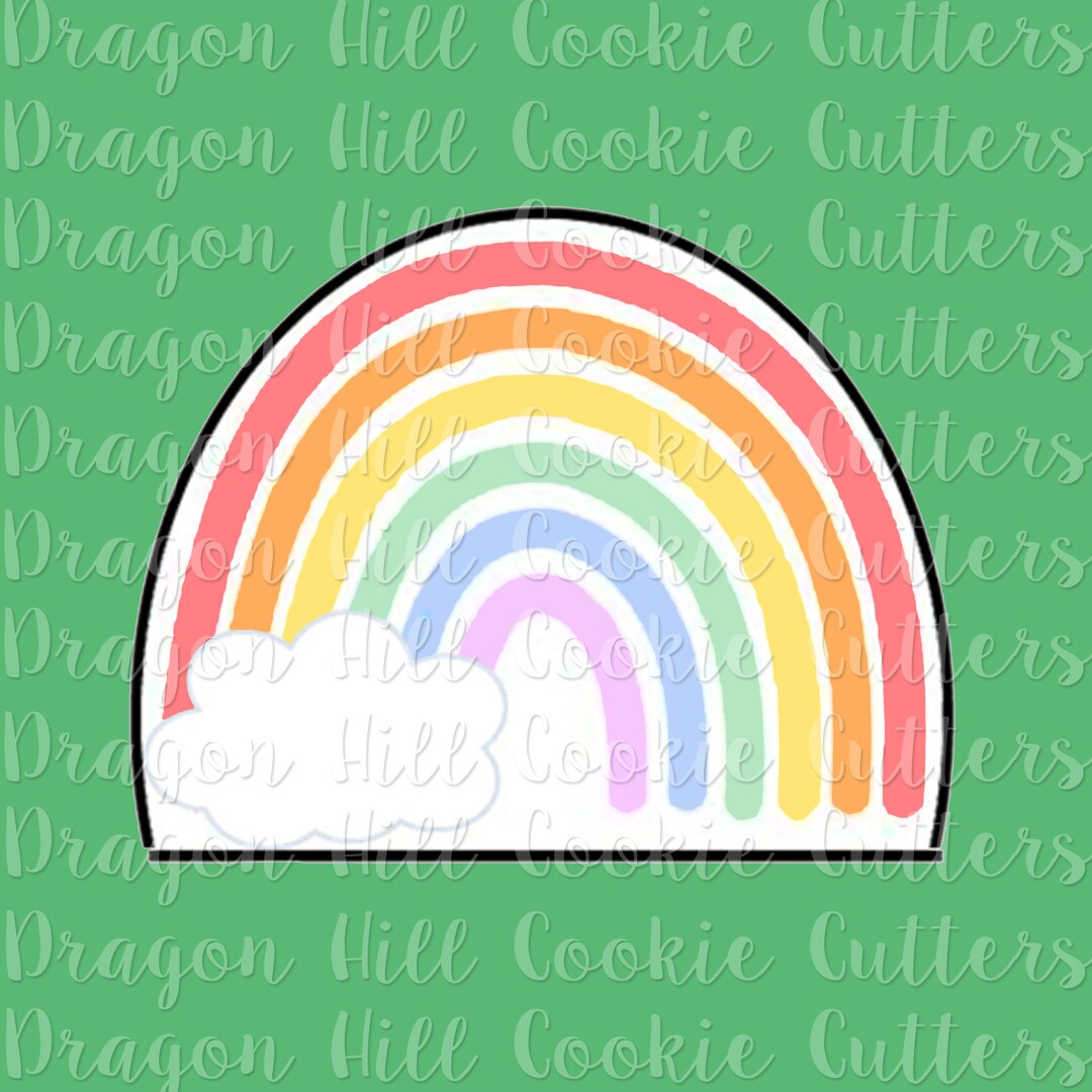 Boho Rainbow Cookie Cutter Rainbow Cookie Cutter Sturdy Cookie Cutter ...