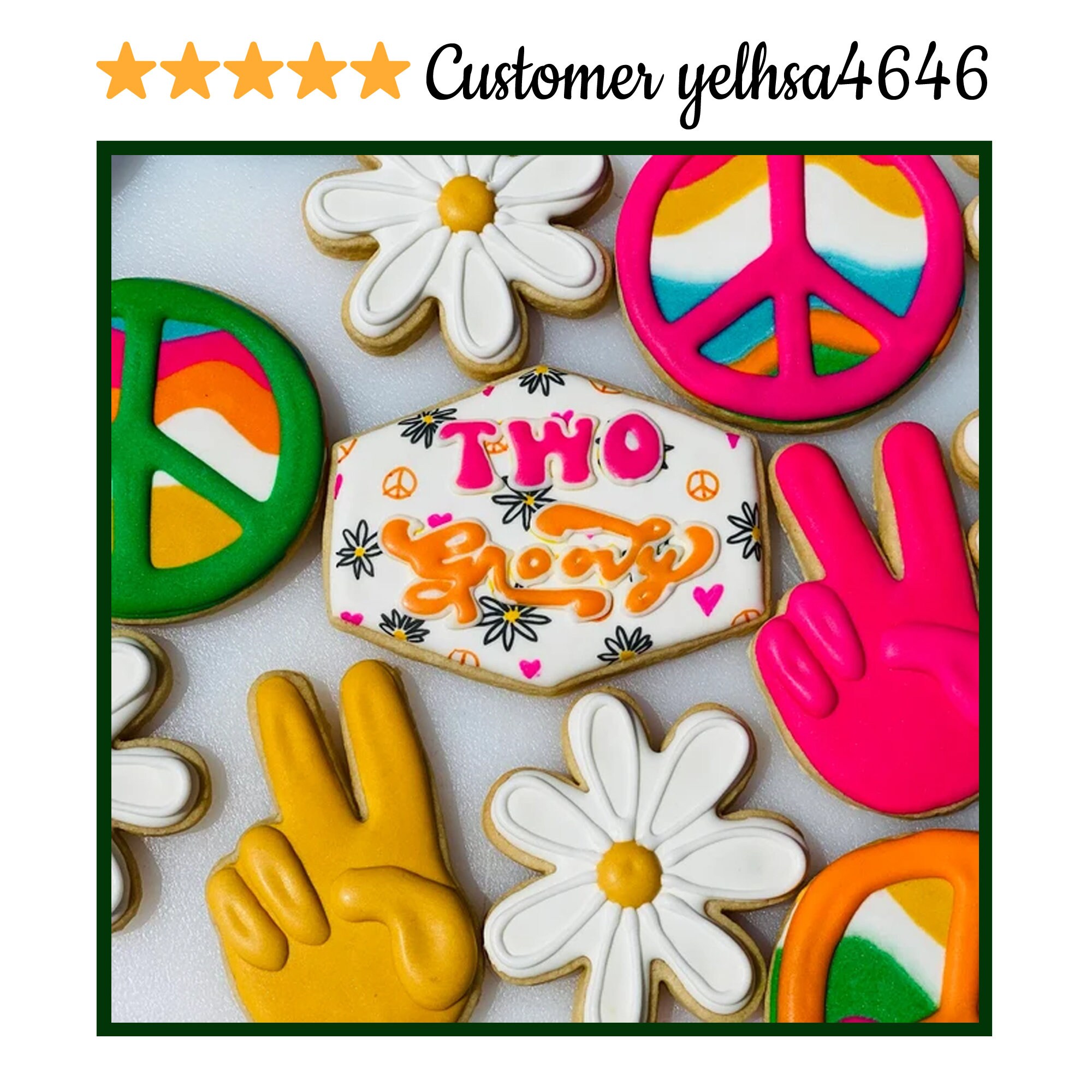 Peace Sign Cutter Deuces Cutter HandKeksschneider Stabiler ...