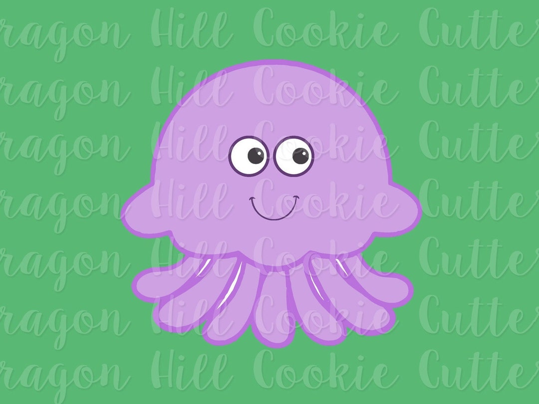 Jellyfish Cookie Cutter Jellyfish Cutter Ocean Cookie - Etsy