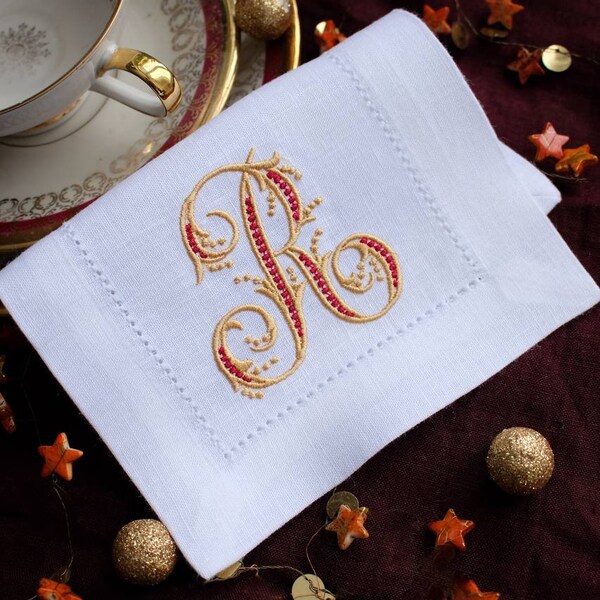 Embroidered Napkins - Etsy