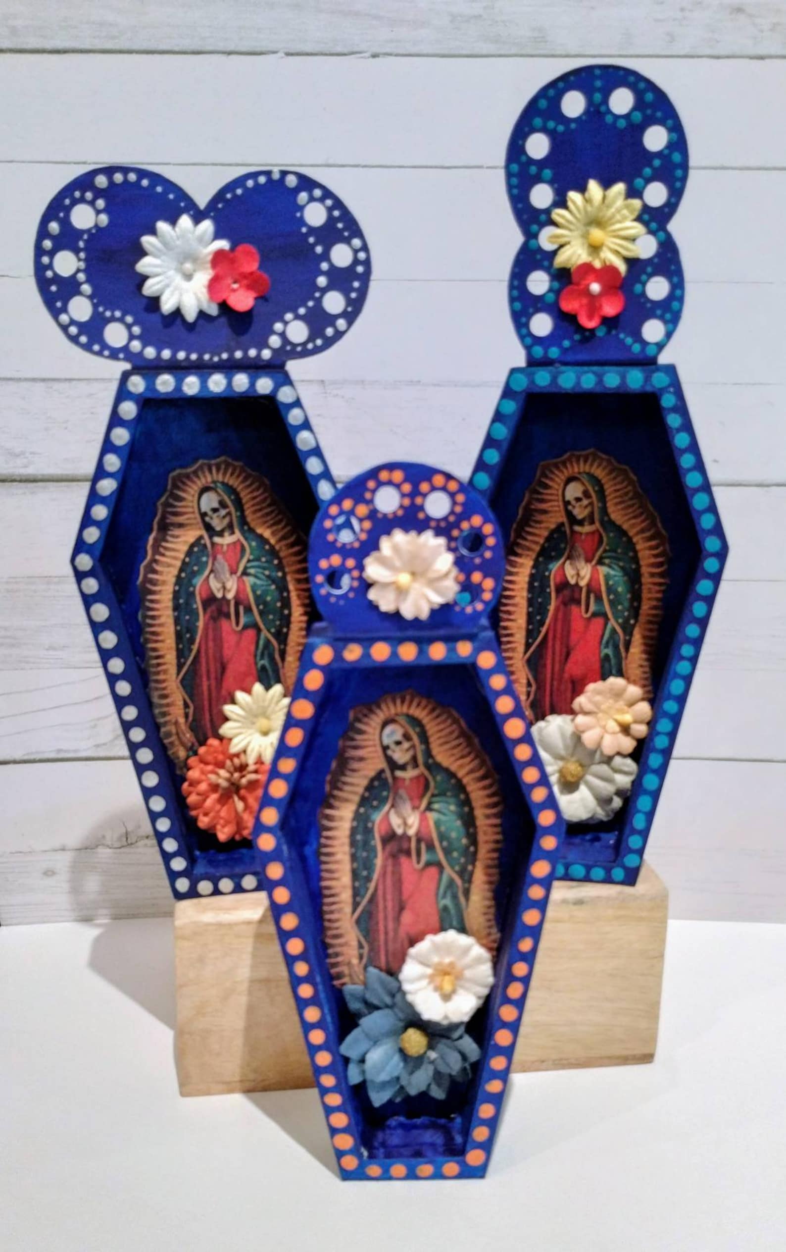 Santisima Murte Mini Altar, Coffin, Handmade. Read Full Description. - Etsy