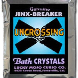 Genuine Lucky Mojo Uncrossing Oil, Sachet Powder, Bath Crystals, or ...