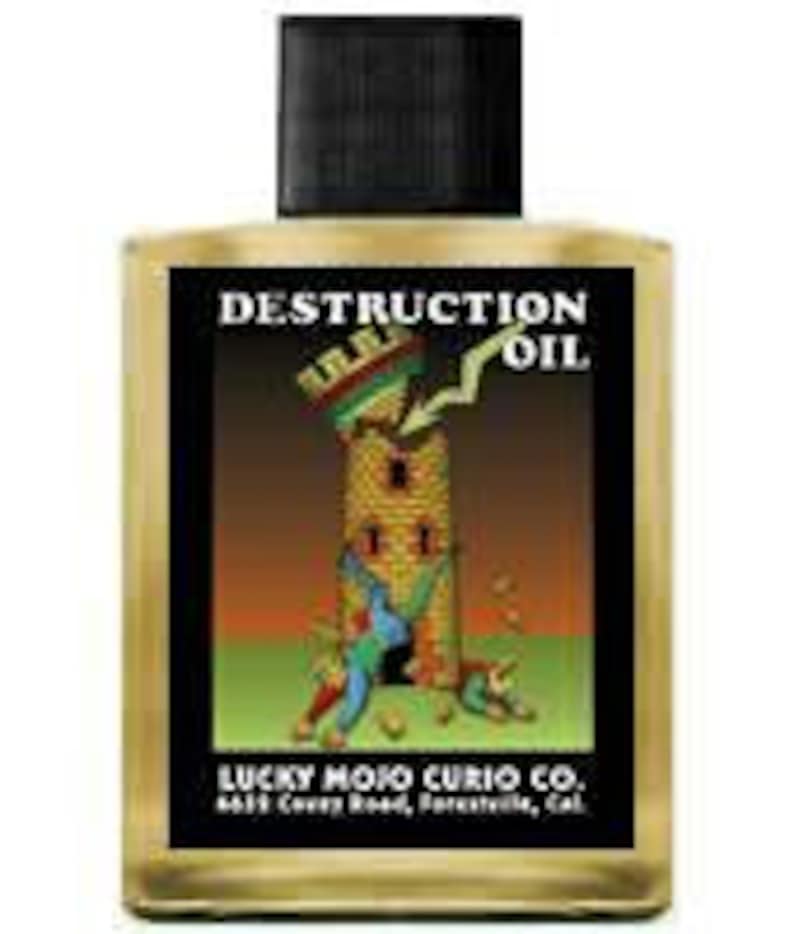 Genuine Lucky Mojo Destruction Oil Sachet Powder Incense - Etsy