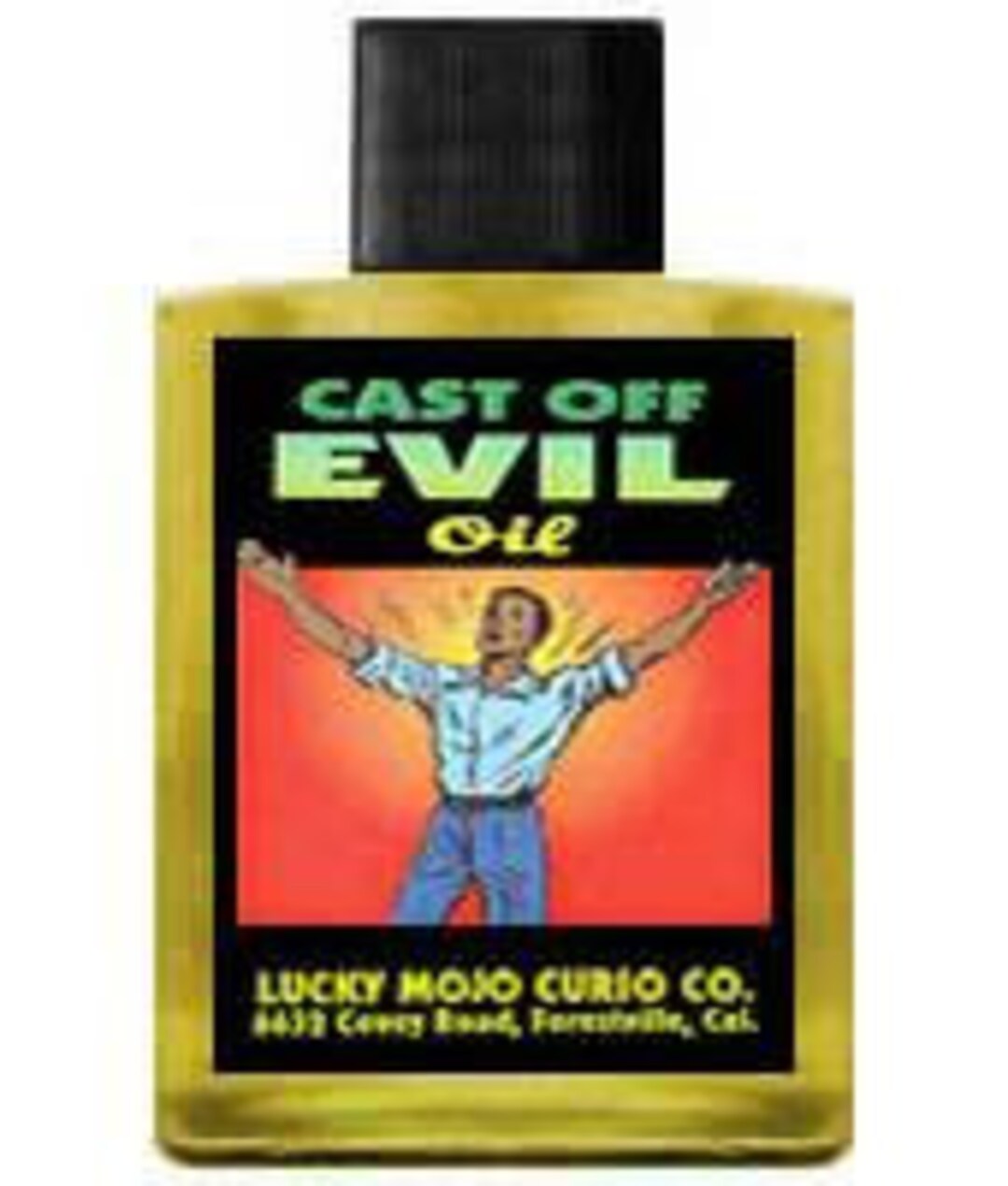 Genuine Lucky Mojo Cast off Evil Oil, Sachet Powder, Incense Powder ...