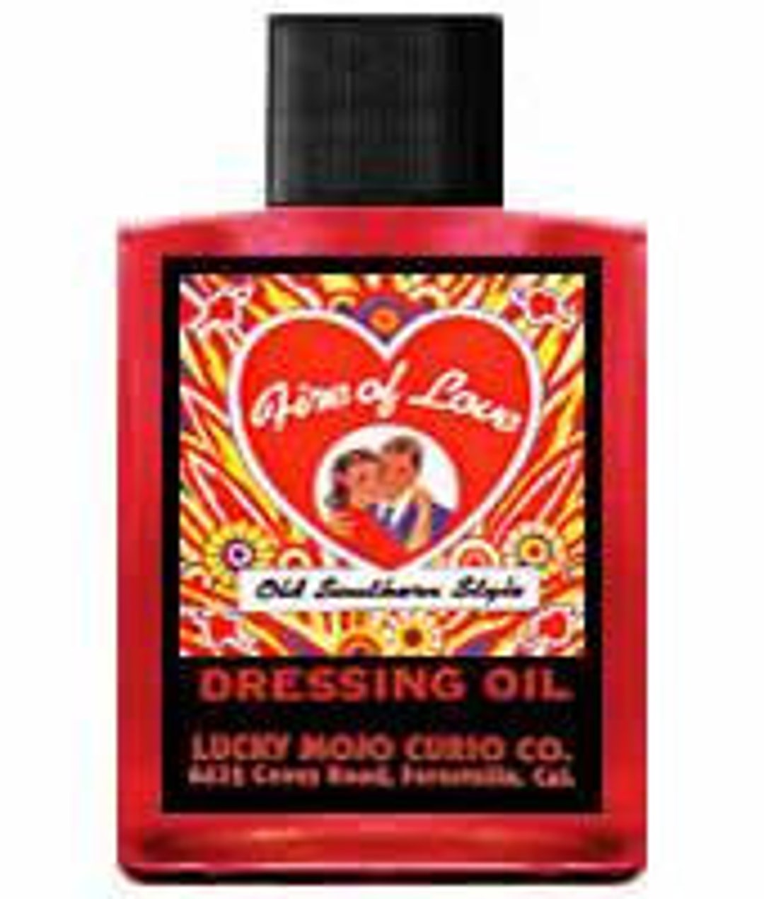 Genuine Lucky Mojo Fire of Love Oil, Sachet Powder, Incense Powder, and ...