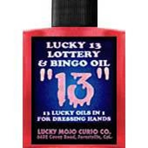 Genuine Lucky Mojo Lucky 13 Oil, Sachet Powder, Incense Powder, and ...