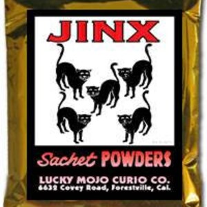 Genuine Lucky Mojo Jinx Oil, Sachet Powder, Incense Powder, and Bath ...