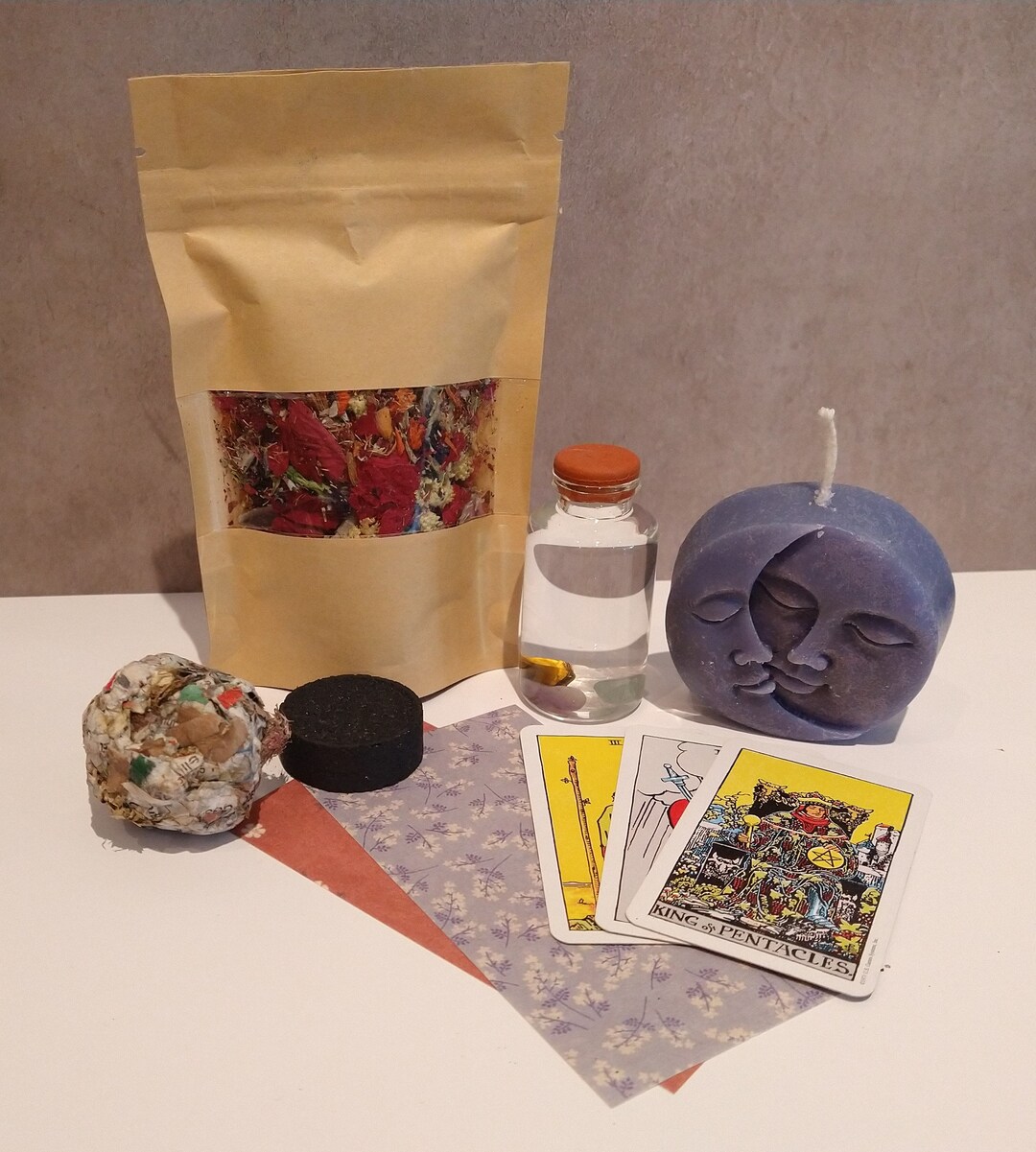 New Moon Ritual Kit to Set Intentions and Release What is No - Etsy