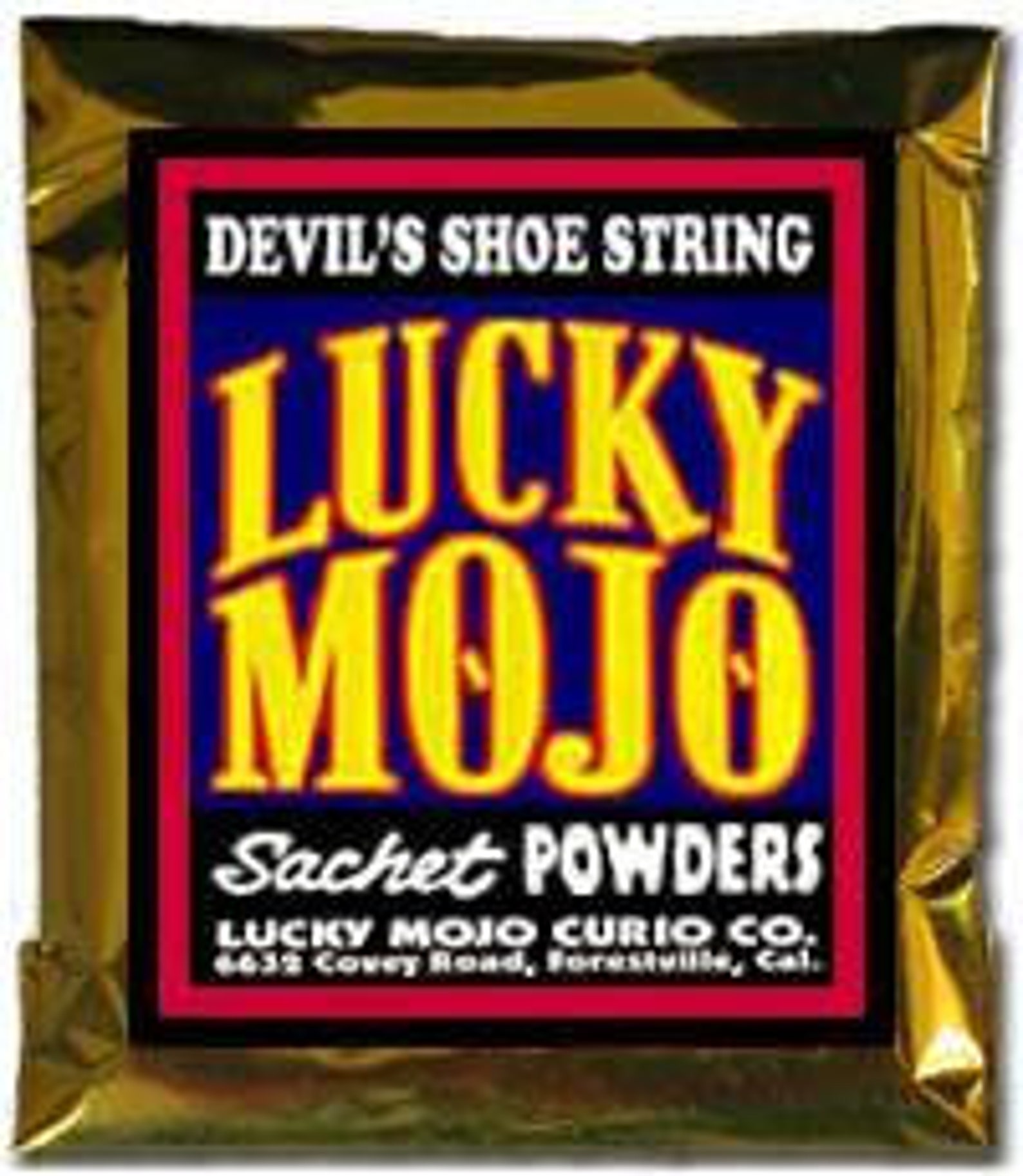 Genuine Lucky Mojo Devils Shoe String Oil Sachet Powder | Etsy