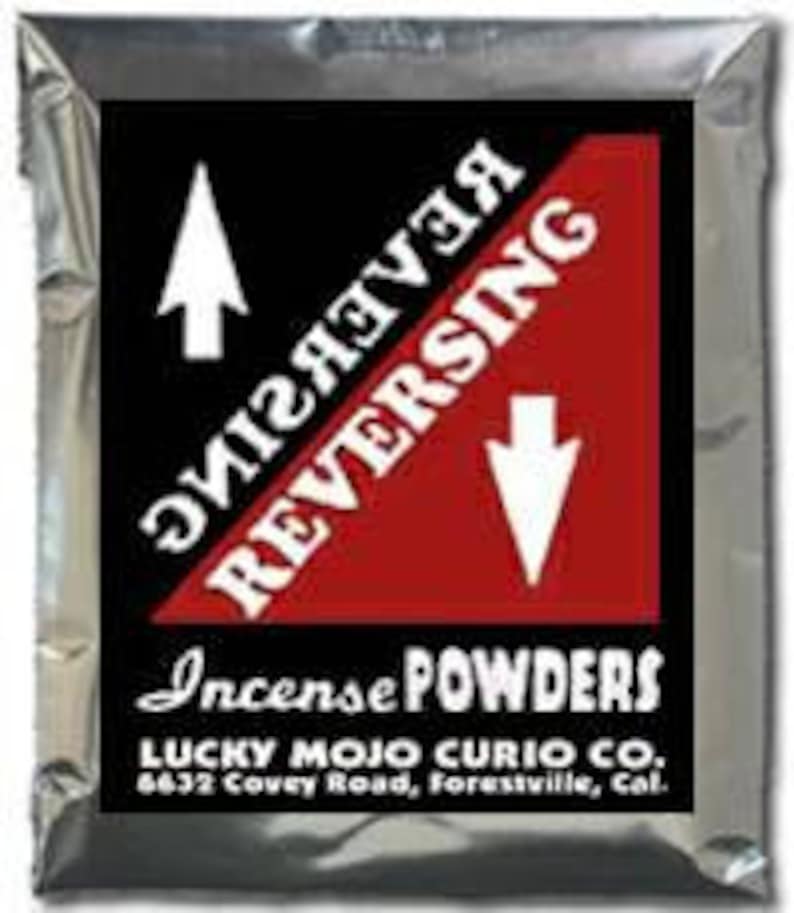 Genuine Lucky Mojo Reversing Oil Sachet Powder Incense - Etsy