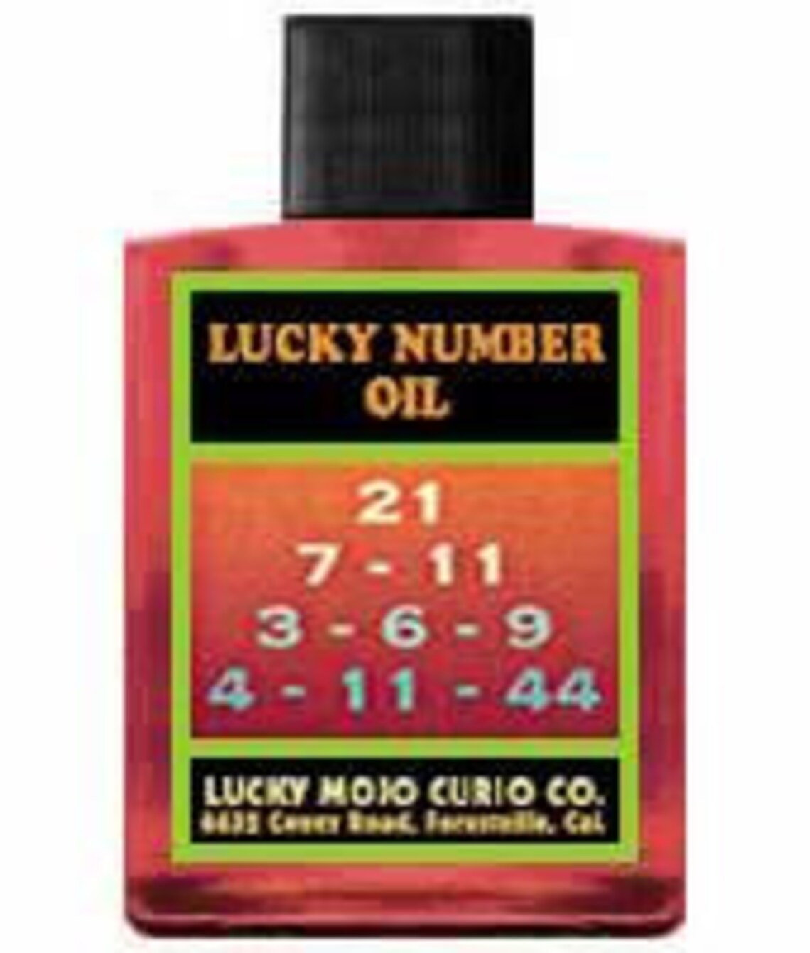 Genuine Lucky Mojo Lucky Number Oil, Sachet Powder, Incense Powder, and ...