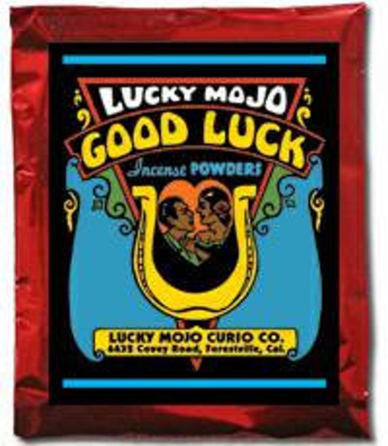 Genuine Lucky Mojo Good Luck Oil Sachet Powder Incense - Etsy