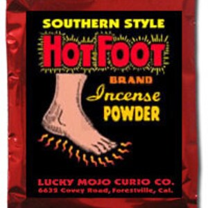 Genuine Lucky Mojo Hot Foot Oil, Sachet Powder, Bath Crystals, or ...