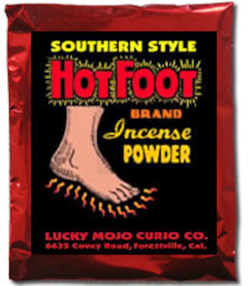 Genuine Lucky Mojo Hot Foot Oil, Sachet Powder, Bath Crystals, or ...