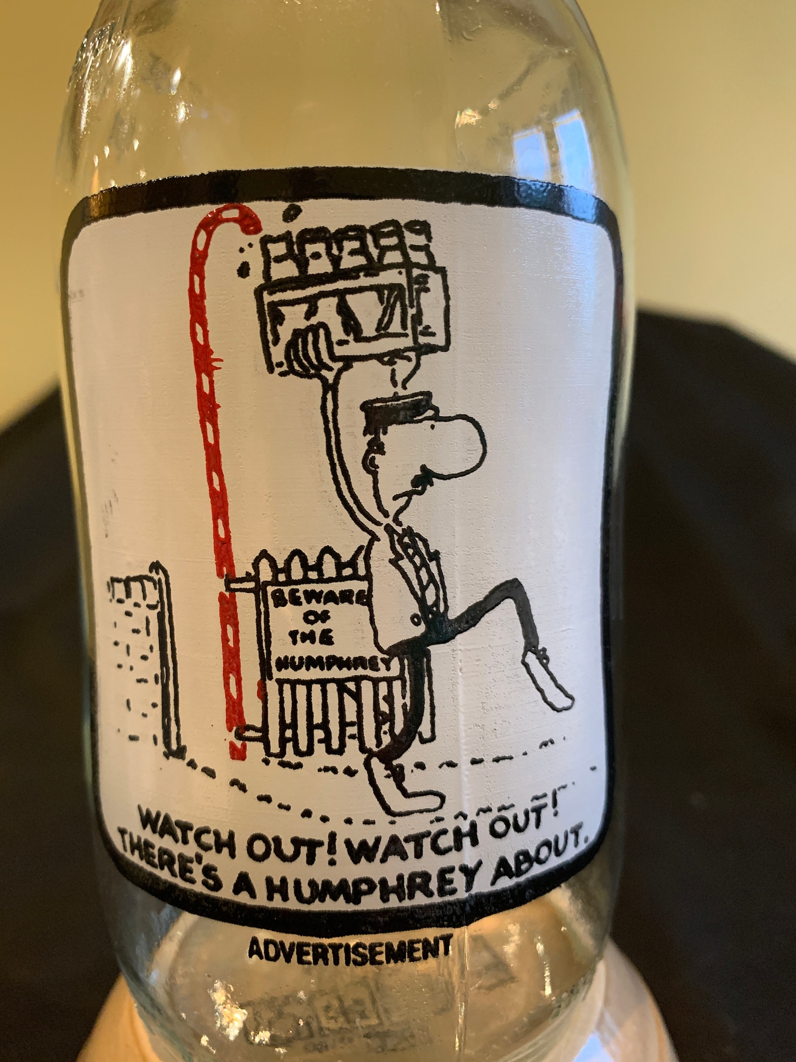 3 Vintage Humphrey's Milk Bottle: 1980's advertising - Etsy.de