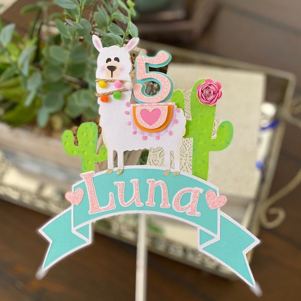 Llama First Birthday - Etsy