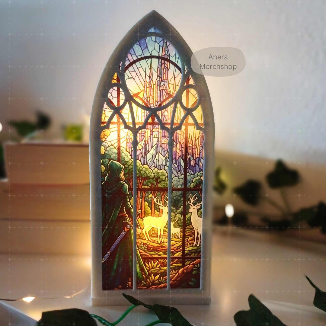 Booknook Light Fantasy Window, Book Corner Decoration for the Bookshelf ...