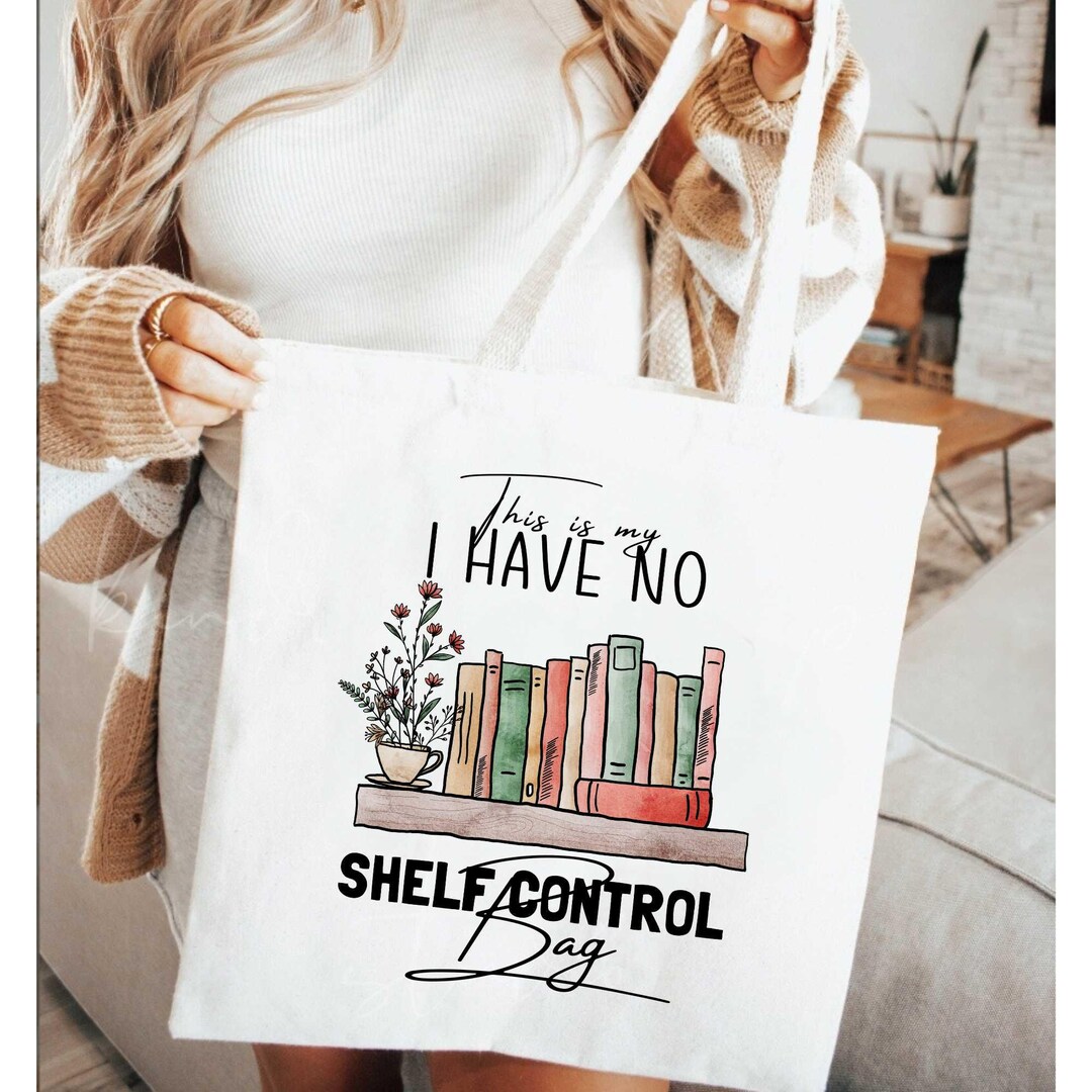 Reading Bag, Shelf Control Bag, Bag for Reading Lovers, Book Carrying ...