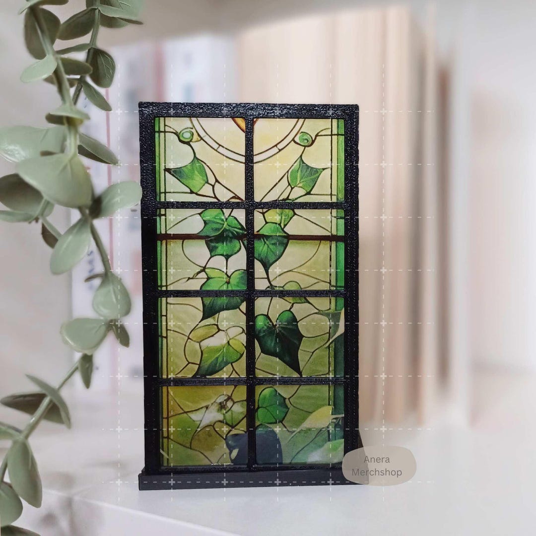 Luminous Booknook Ivy Gothic Book Corner Decoration for the Bookshelf ...