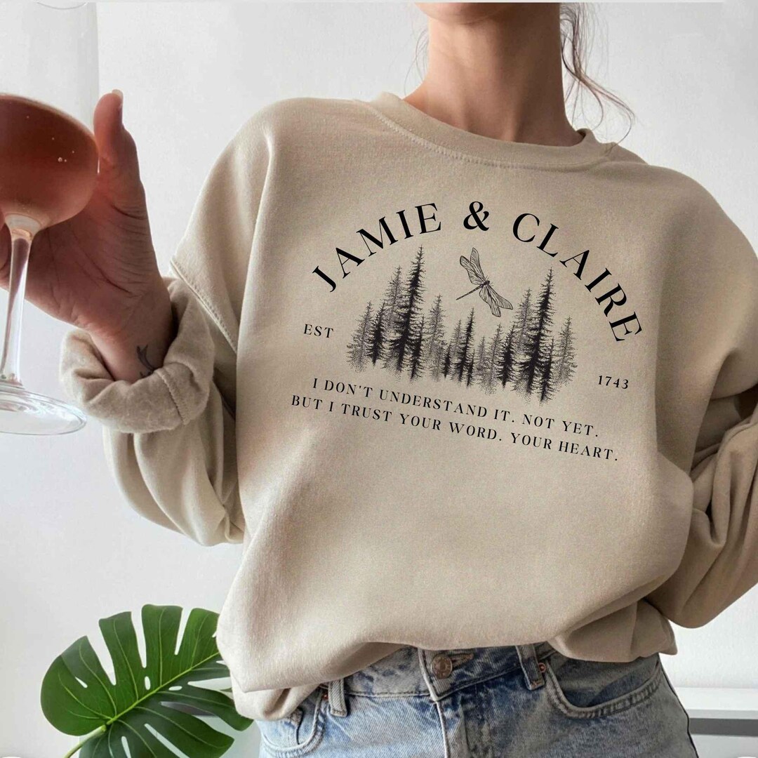 Sassenach Sweater, Jamie and Claire, Outlander Shirt, Stranger ...