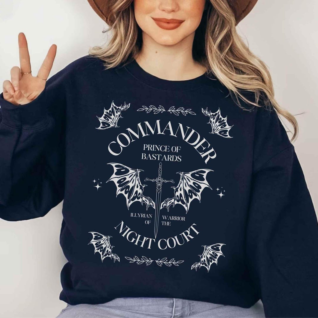 ACOTAR Cassian Sweatshirt, Night Court Shirt, a Court of Merch, Bookish ...