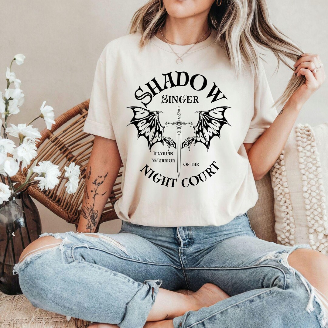 ACOTAR Shirt AZRIEL Shadow Singer, Night Court, Bookish Merch, Bookish ...