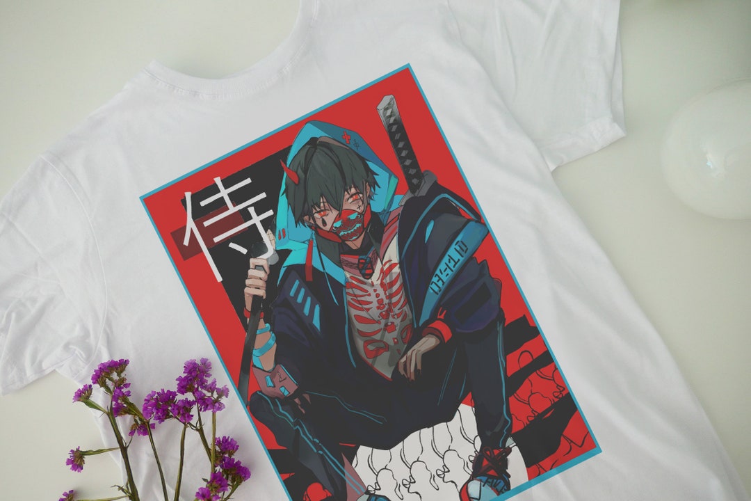 Saru UNISEX T-shirt Weiß, harajuku style, art Shirt, Manga Shirt ...