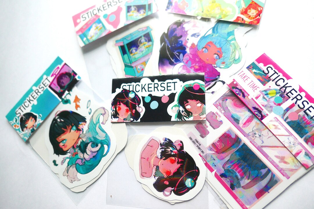 Different VINYL Sticker Sets 2-3 Stickers in Each - Etsy