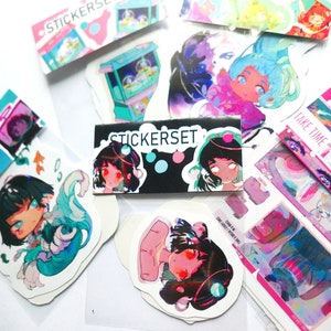 Different VINYL Sticker Sets 2-3 Stickers in Each - Etsy