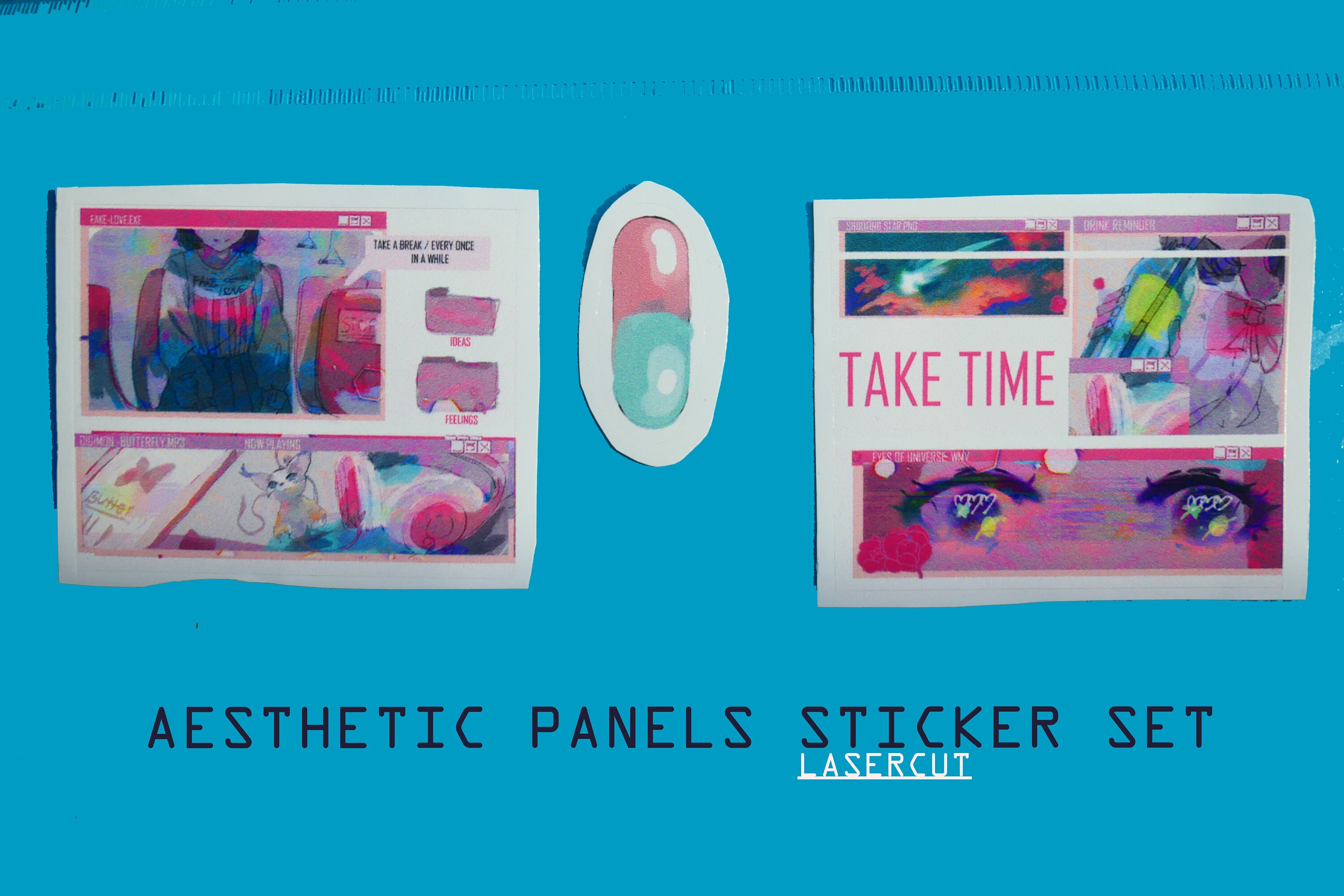 Different VINYL Sticker Sets 2-3 Stickers in Each | Etsy