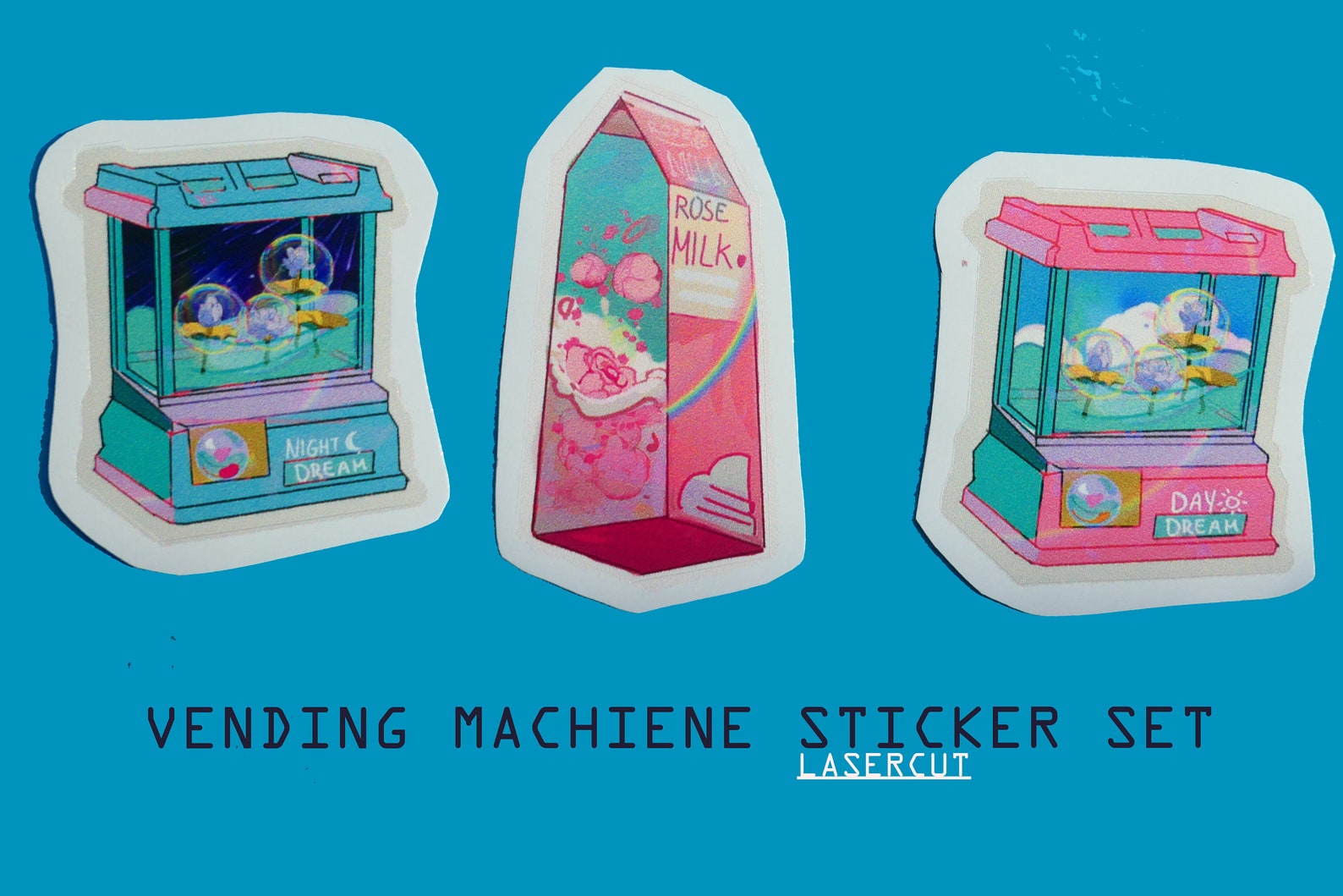 Different VINYL Sticker Sets 2-3 Stickers in Each | Etsy