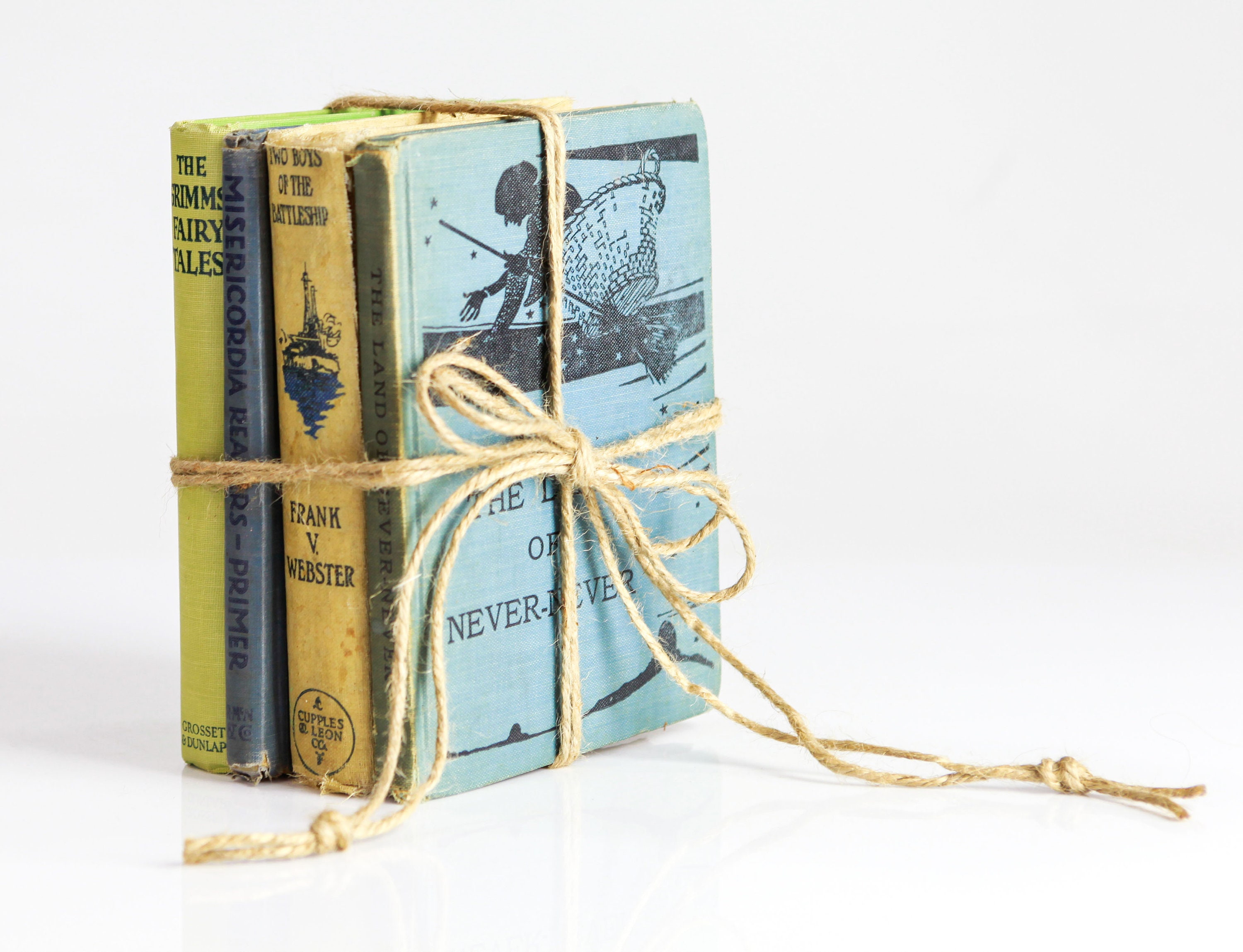 Real Authentic Books for Decoration Vintage Children's Junior Deluxe ...
