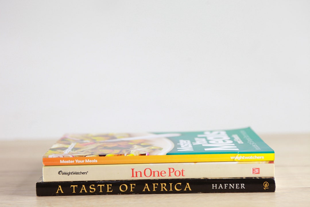 Three Tier Cooking Book Set Decorative Book Set, Cookbook Set, Gift ...