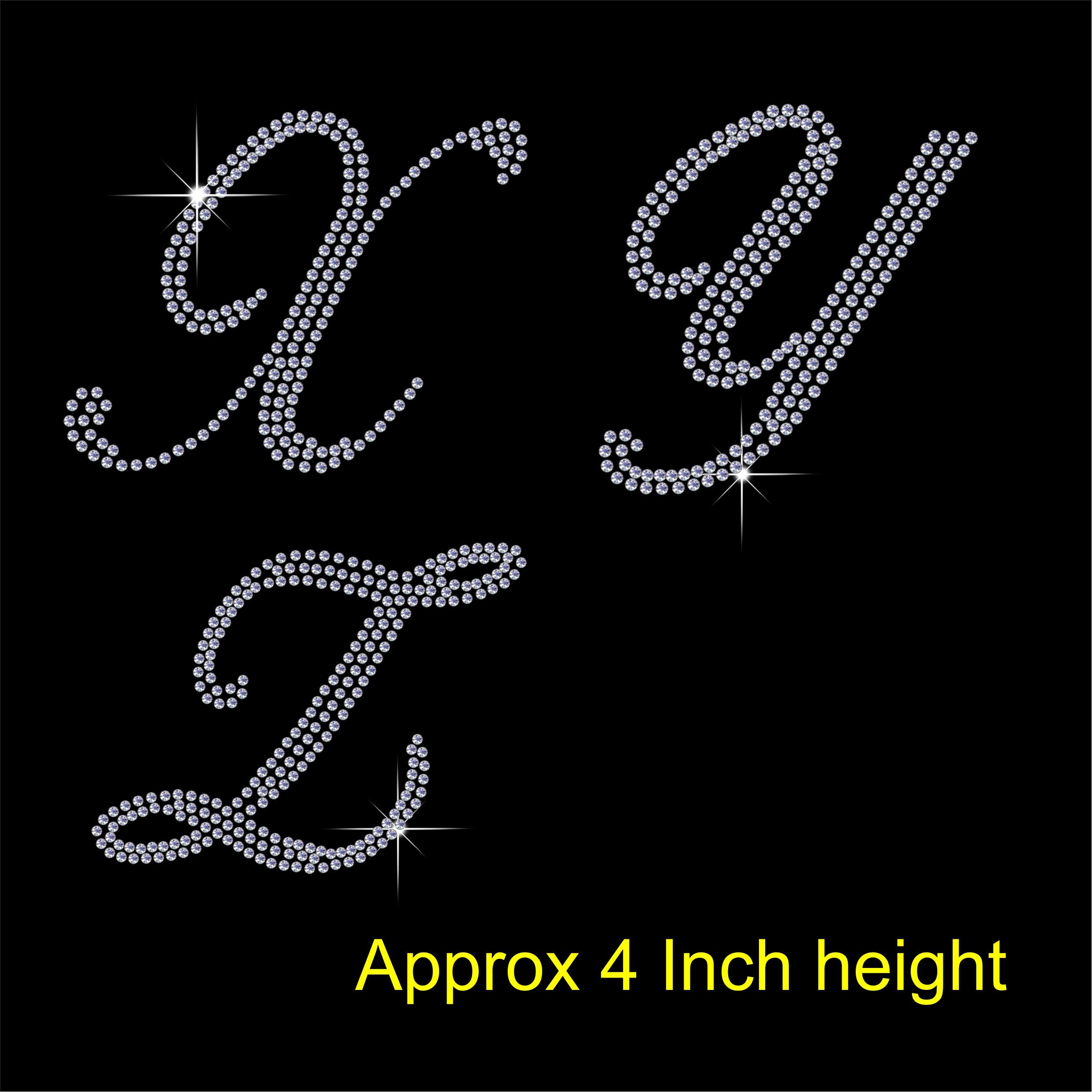 Instant Download Fancy Letters to Make Rhinestone Transfer Template in ...