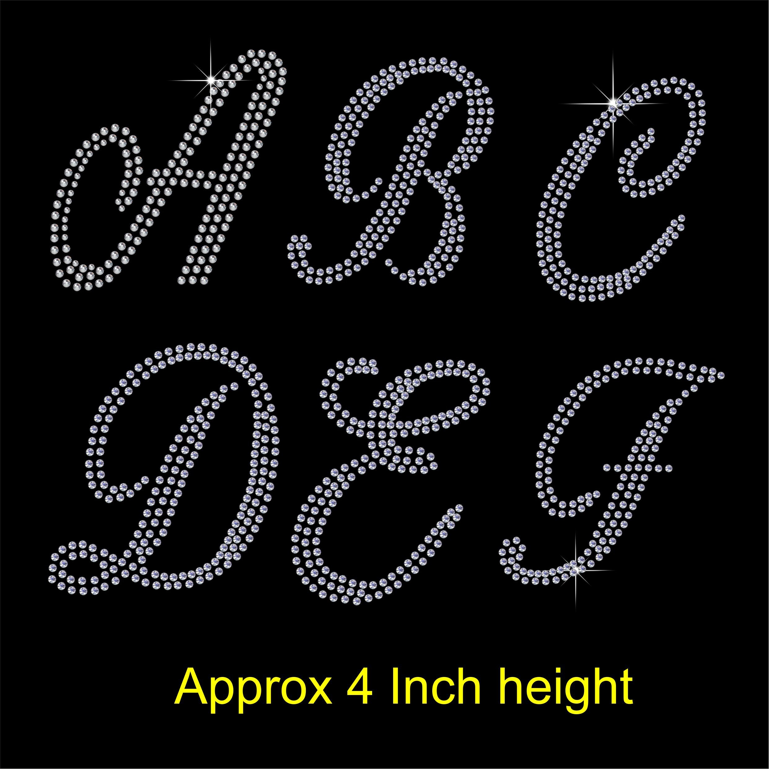 Instant Download Fancy Letters to Make Rhinestone Transfer Template in ...