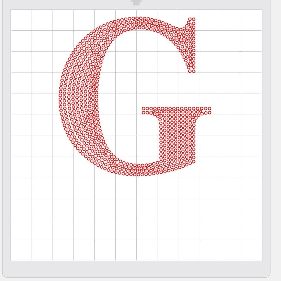 Instant Download Big Letters to Make Rhinestone Transfer Template in ...