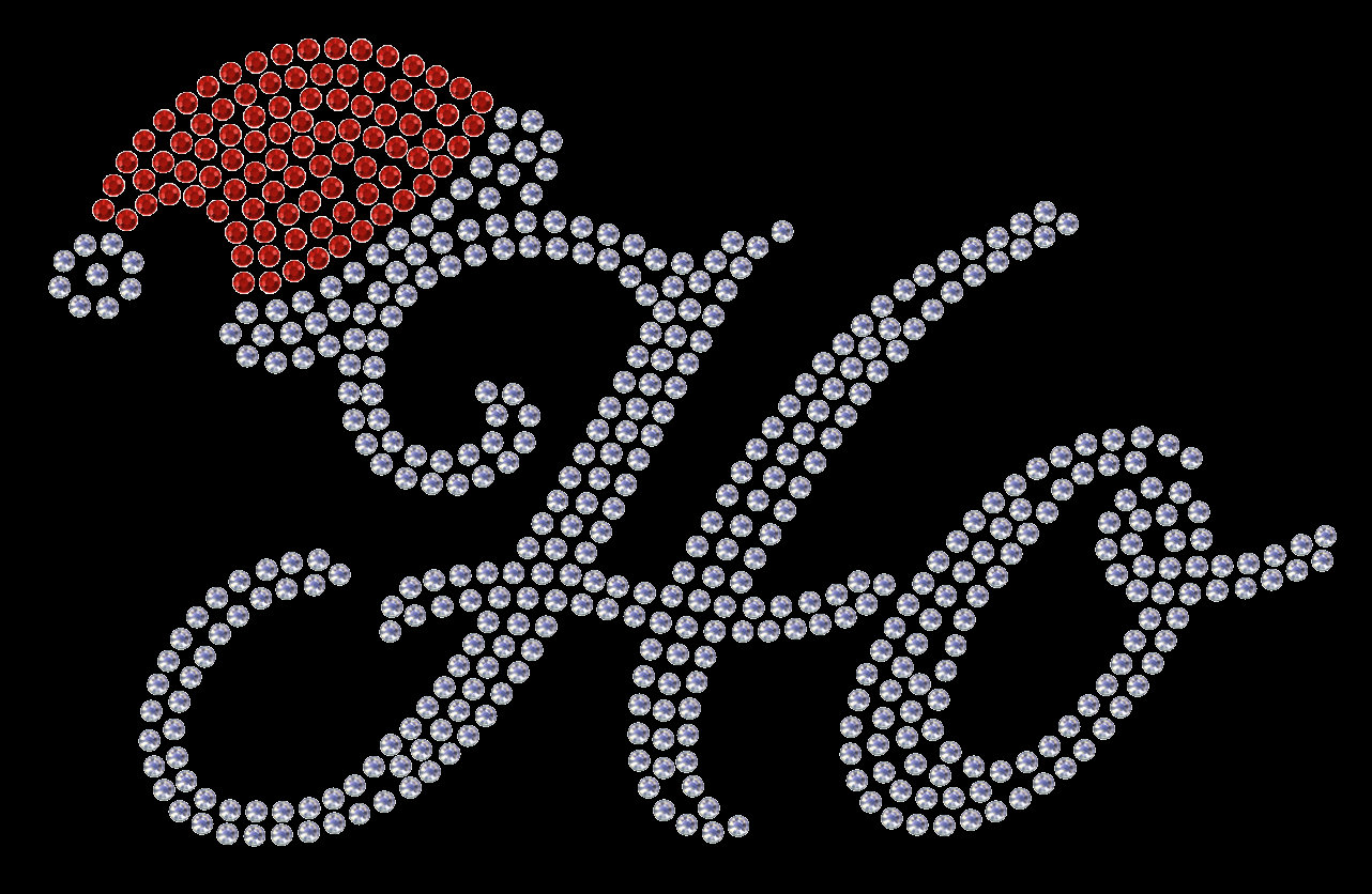 Instant Download Christmas Design Ho to Make Hotfix Rhinestone Transfer ...