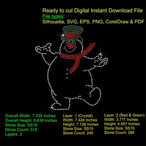 Instant Download 15 Christmas Design Bundle Part2 to Make Rhinestone ...