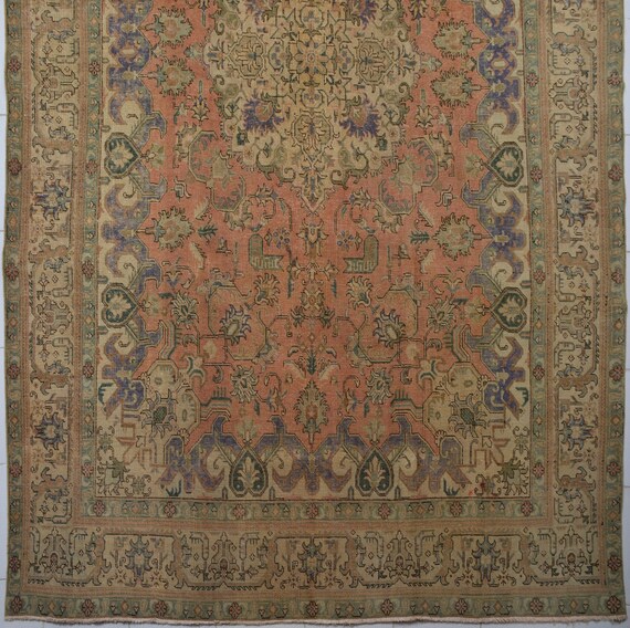 Decorative Vintage Rug 8.95 X 12.33 Ft 273 X 376 Cm | Etsy