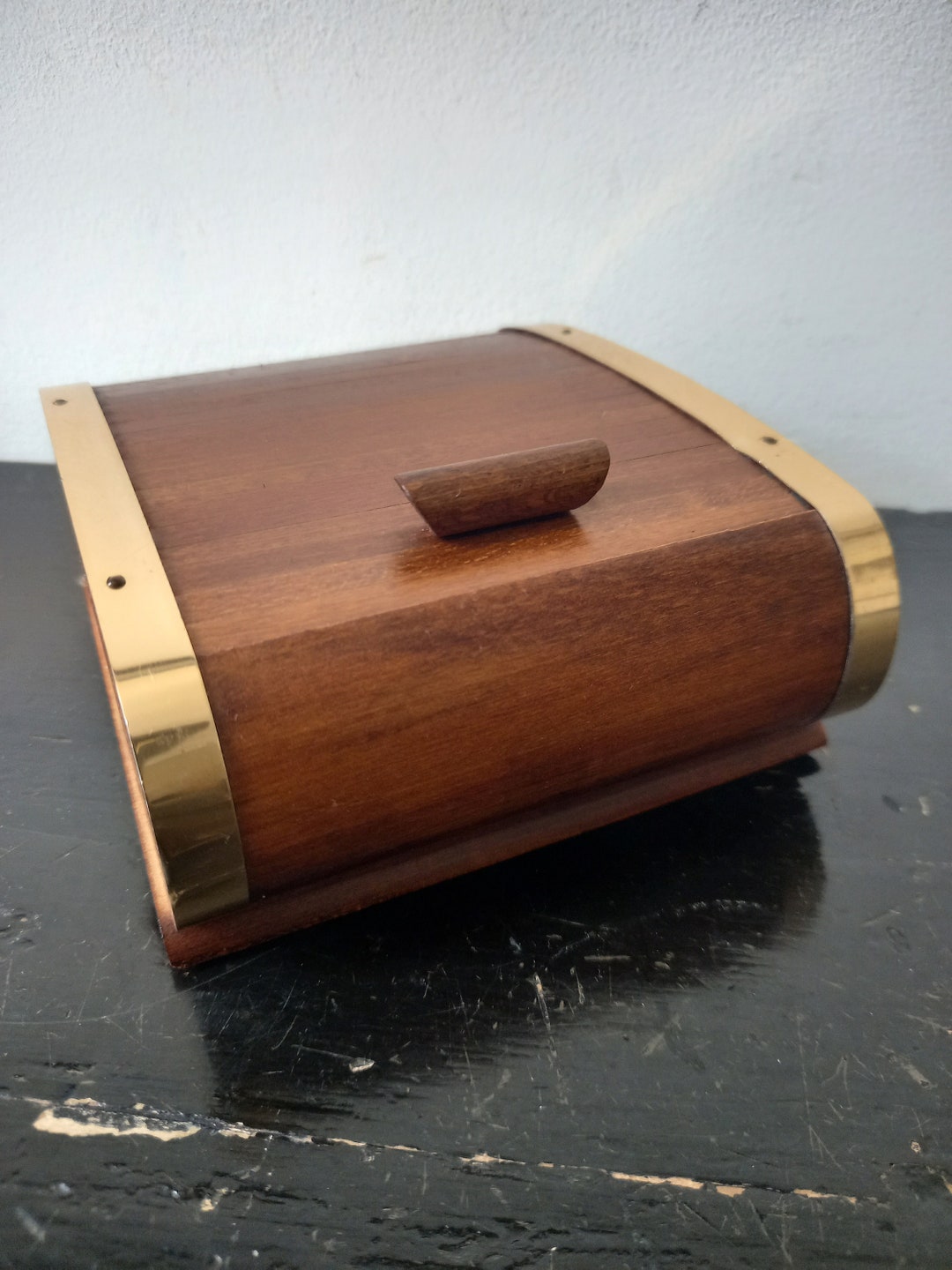 Rare Art Deco Bauhaus Roll Top Box, Carl Auböck Vienna Austria Style ...