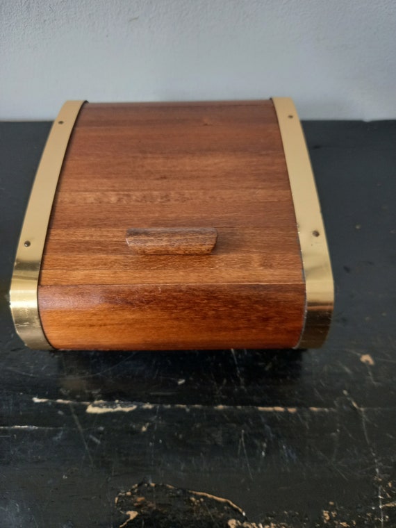 Rare Art Deco Bauhaus Roll Top Box, Carl Auböck Vienn… - Gem