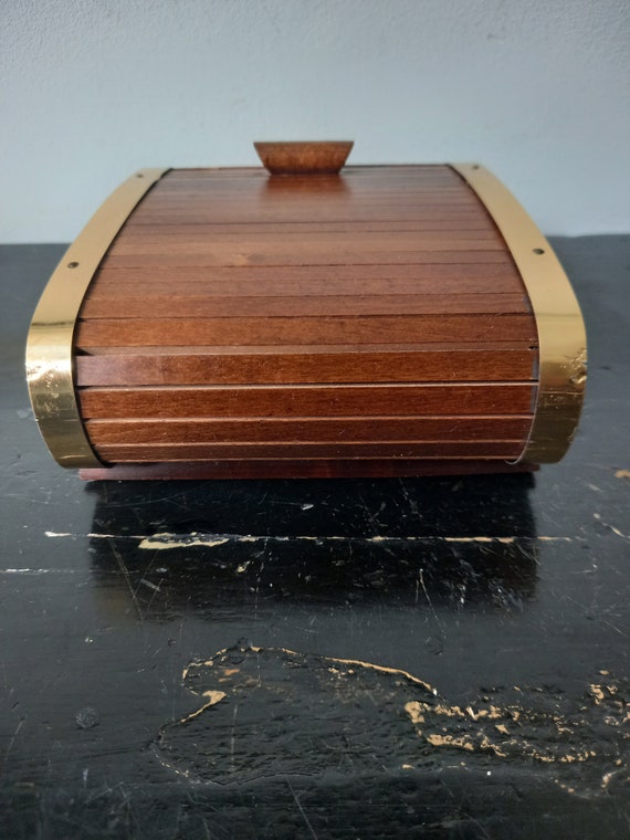 Rare Art Deco Bauhaus Roll Top Box, Carl Auböck Vienn… - Gem