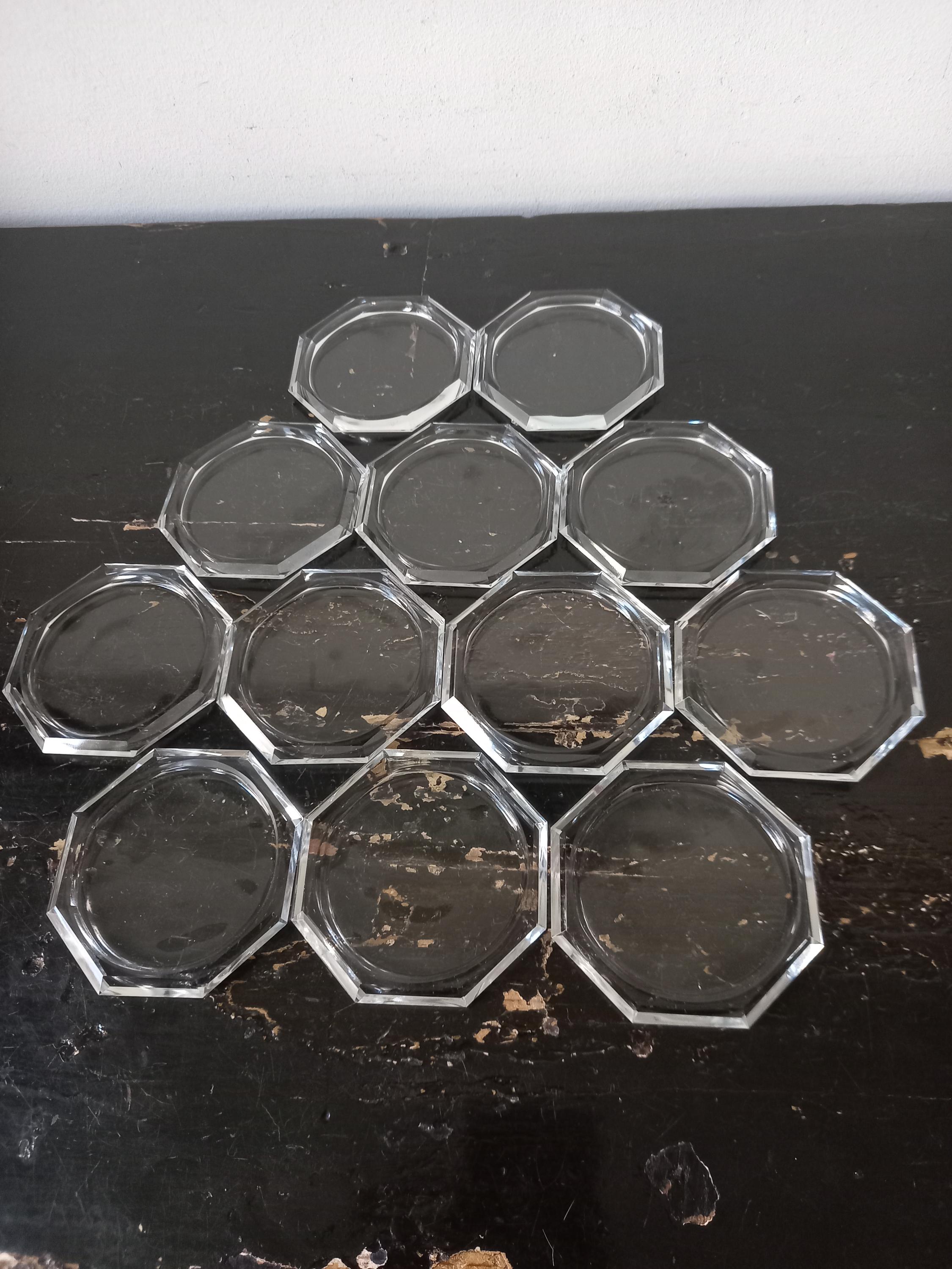 Lovely Mid Century Art Deco Dutch Design Cut Crystal Clear Glass ...