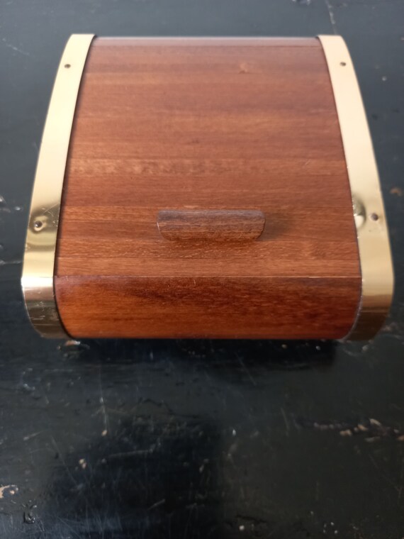 Rare Art Deco Bauhaus Roll Top Box, Carl Auböck Vienn… - Gem