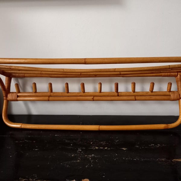 Clothing Rack Rattan - Etsy