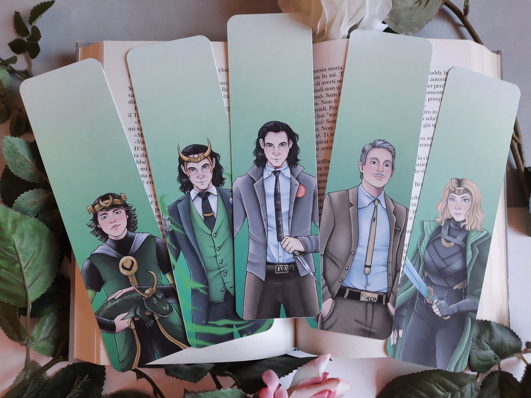 Loki Bookmarks - Etsy